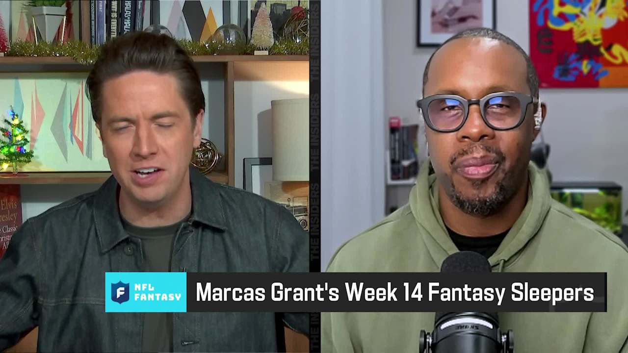 NFL fantasy analyst Marcas Grant gives his Week 14 fantasy football ...