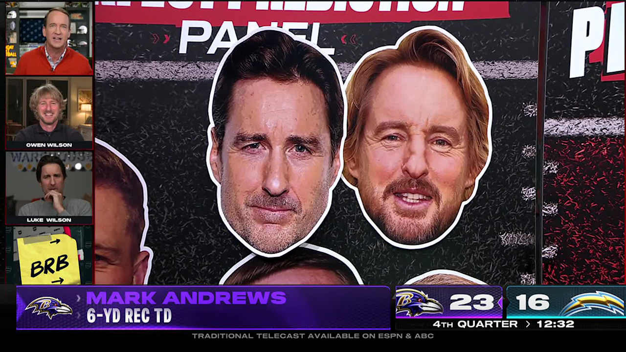 Actor Owen Wilson and actor Luke Wilson land their faces on the ...