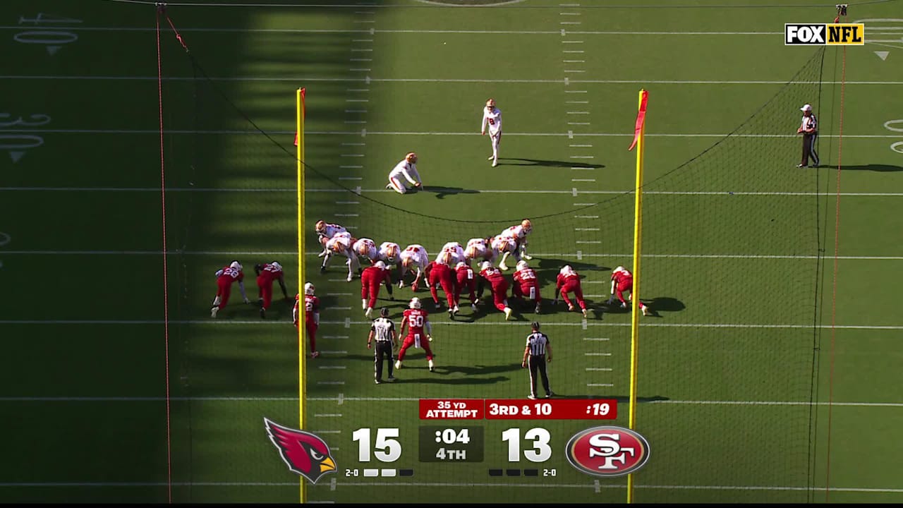 Can't-Miss Play: Walk-off field goal! San Francisco 49ers kicker Eddy Piñeiro's winning kick ...