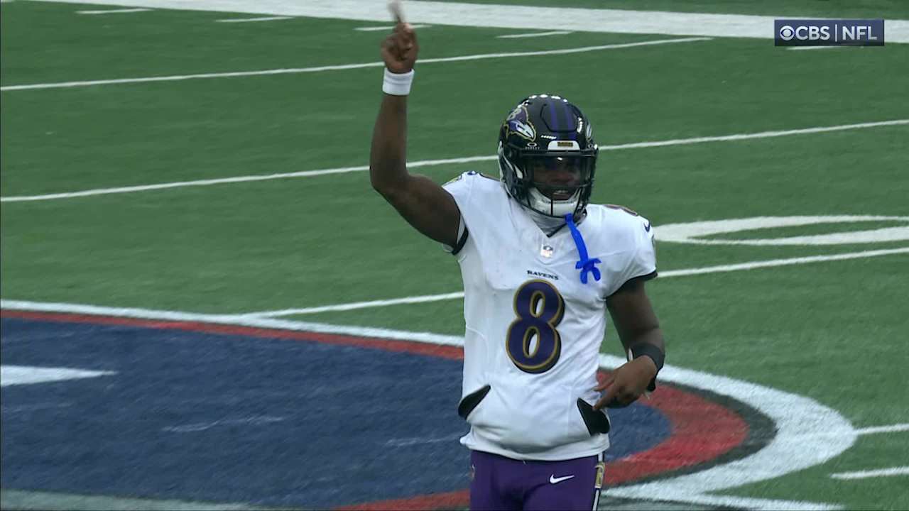 Baltimore Ravens' running back Justice Hill has no New York Giant in ...
