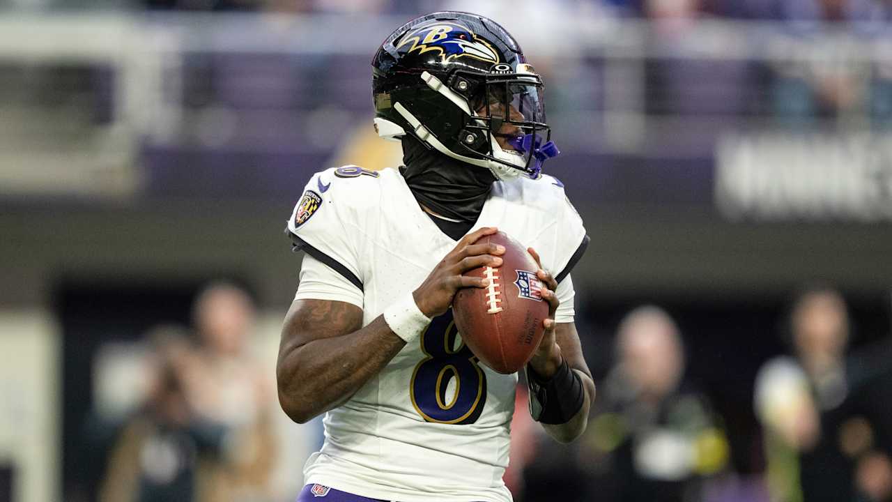 Ravens QB Lamar Jackson (ankle) good to go Sunday vs. Jets