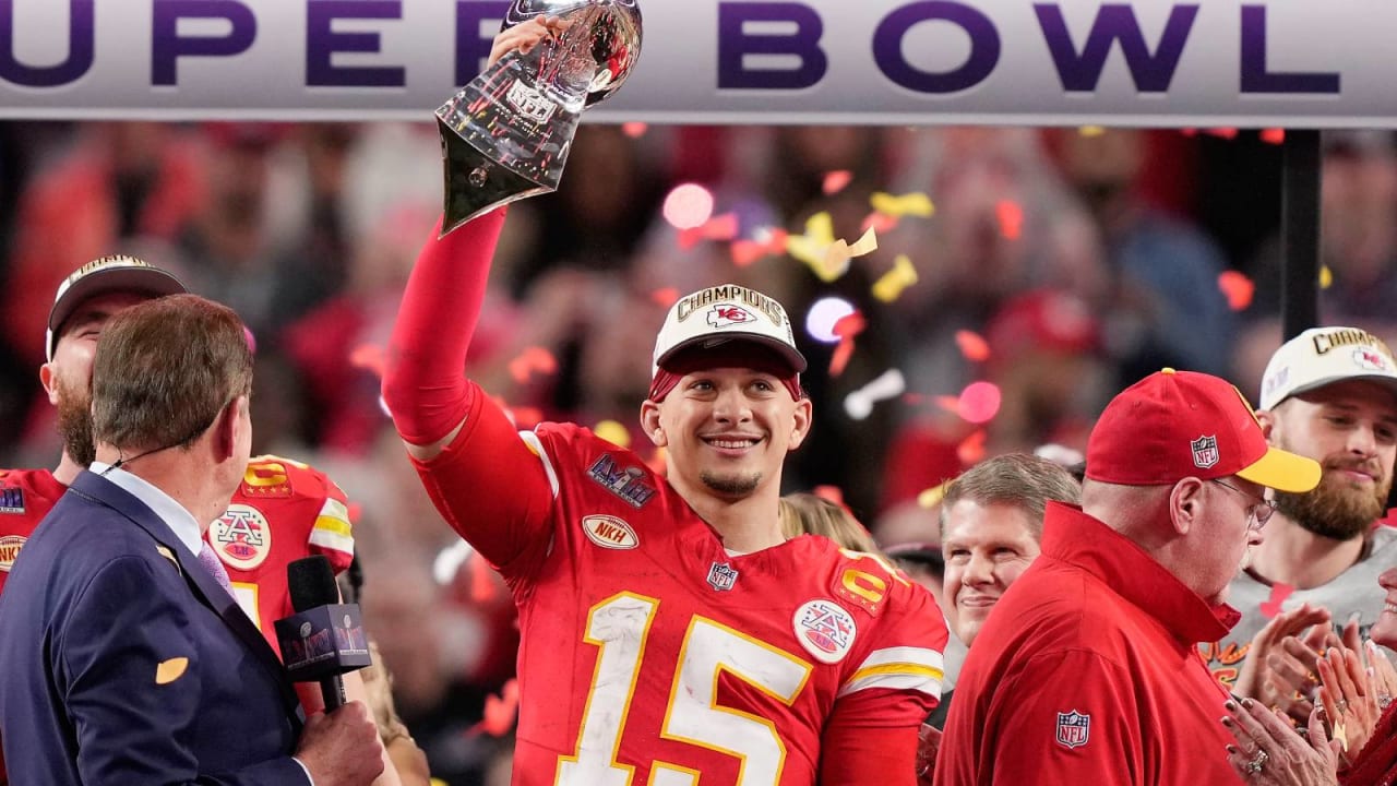 Chiefs QB Patrick Mahomes says he's 'nowhere near' G.O.A.T. status yet ...