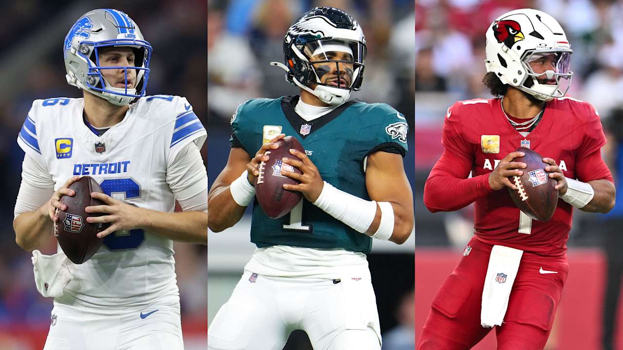 NFL stats and records, Week 10: Jared Goff overcomes five INTs; Jalen Hurts keeps scoring