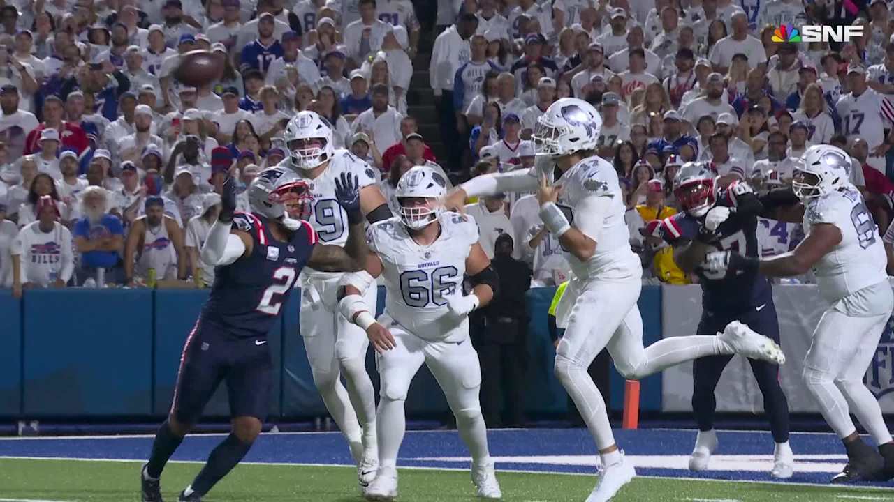 Buffalo Bills quarterback Josh Allen's best plays from two-touchdown game vs. New England ...