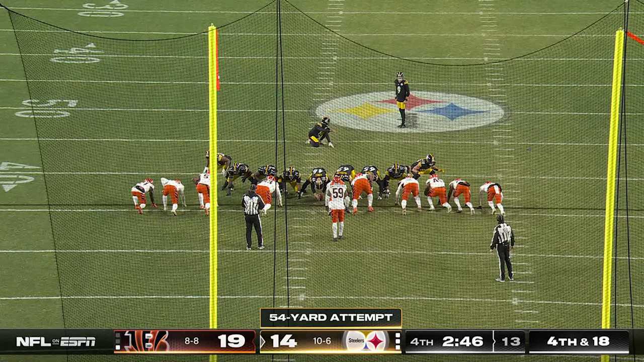 Pittsburgh Steelers kicker Chris Boswell's 54-yard field goal trims ...