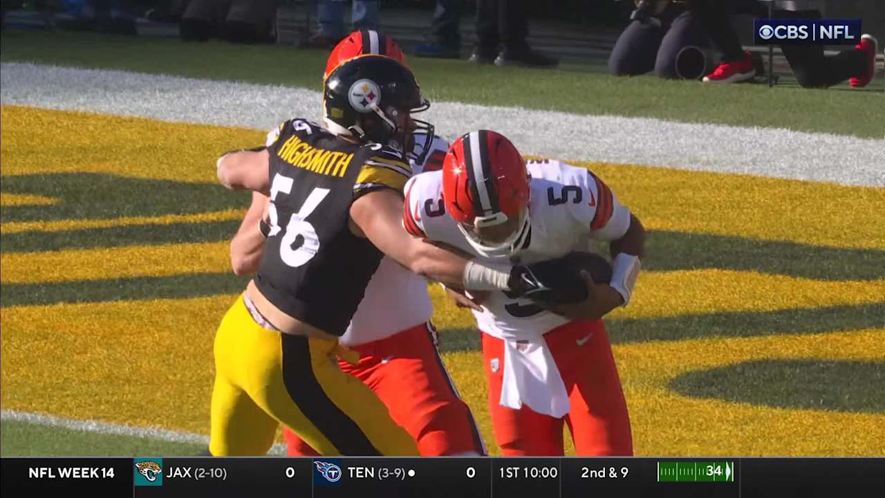 Pittsburgh Steelers linebacker Alex Highsmith's first sack since Oct ...