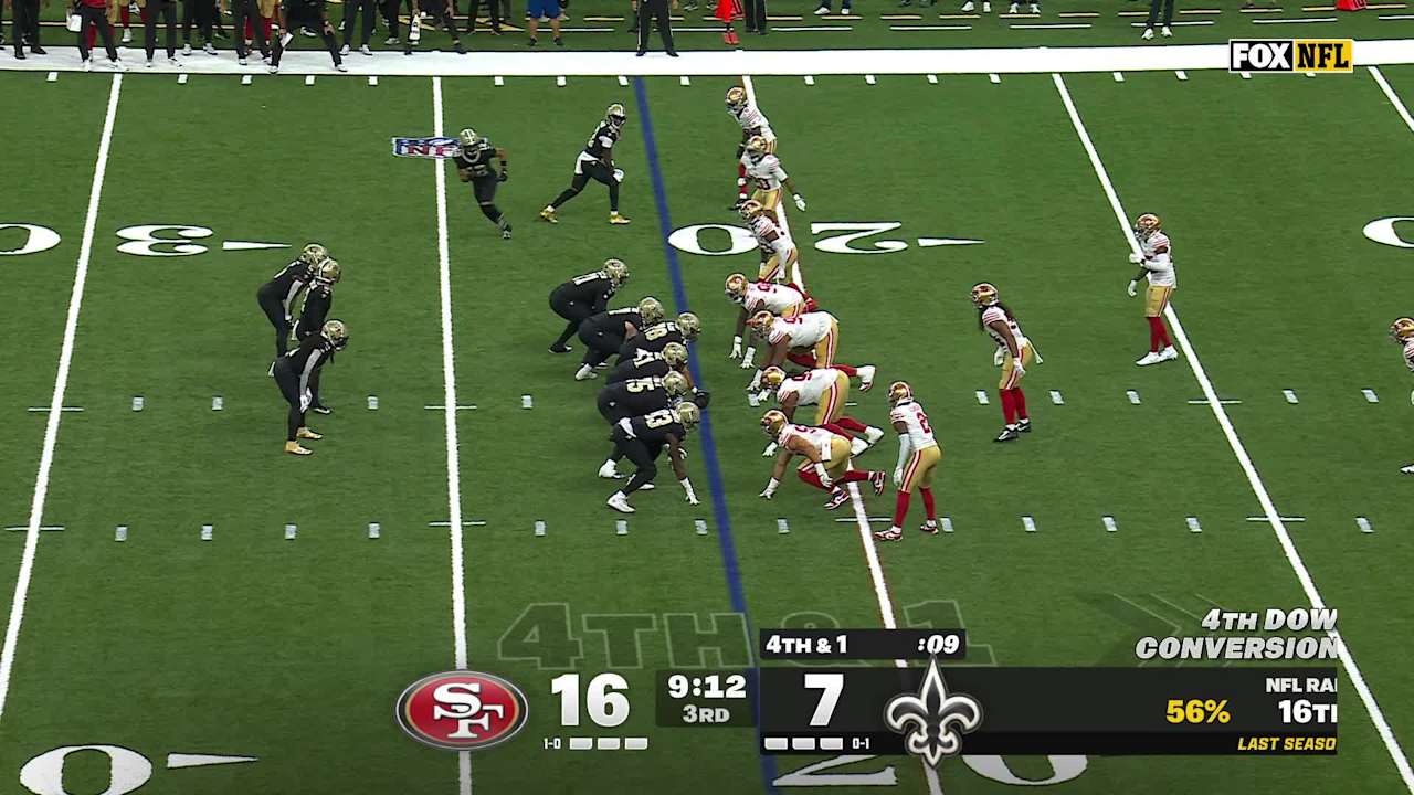 New Orleans Saints' quarterback Spencer Rattler's nifty juke picks up ...