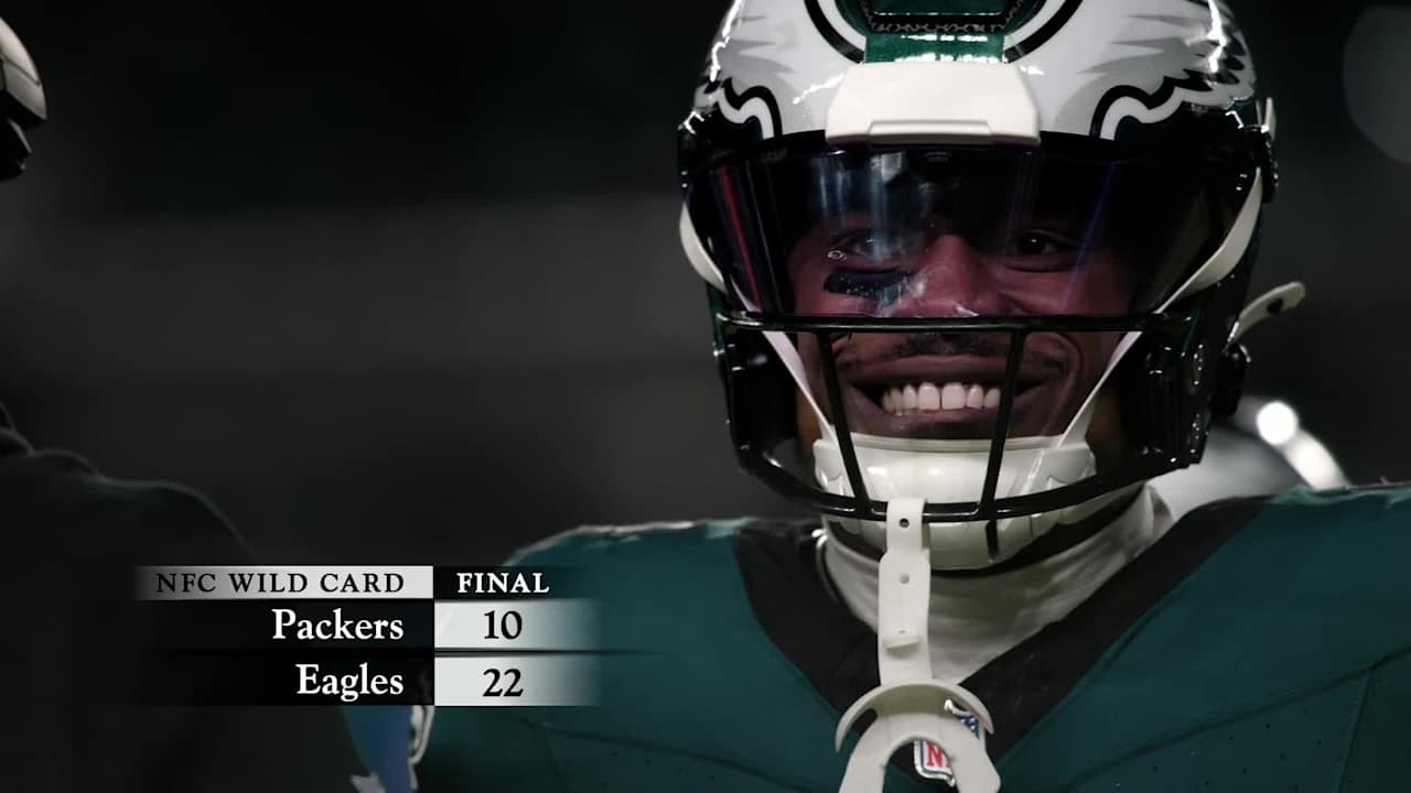 Eagles' postseason run begins with wild-card win over Packers ...