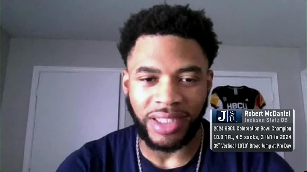 Jackson State defensive back Robert McDaniel joins 'Path to the Draft' for an exclusive ...