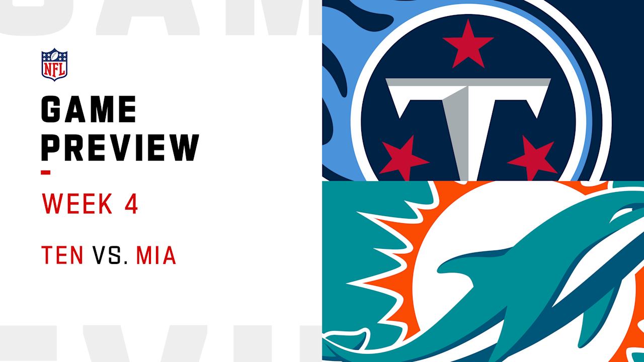 Tennessee Titans vs. Miami Dolphins preview | Week 4