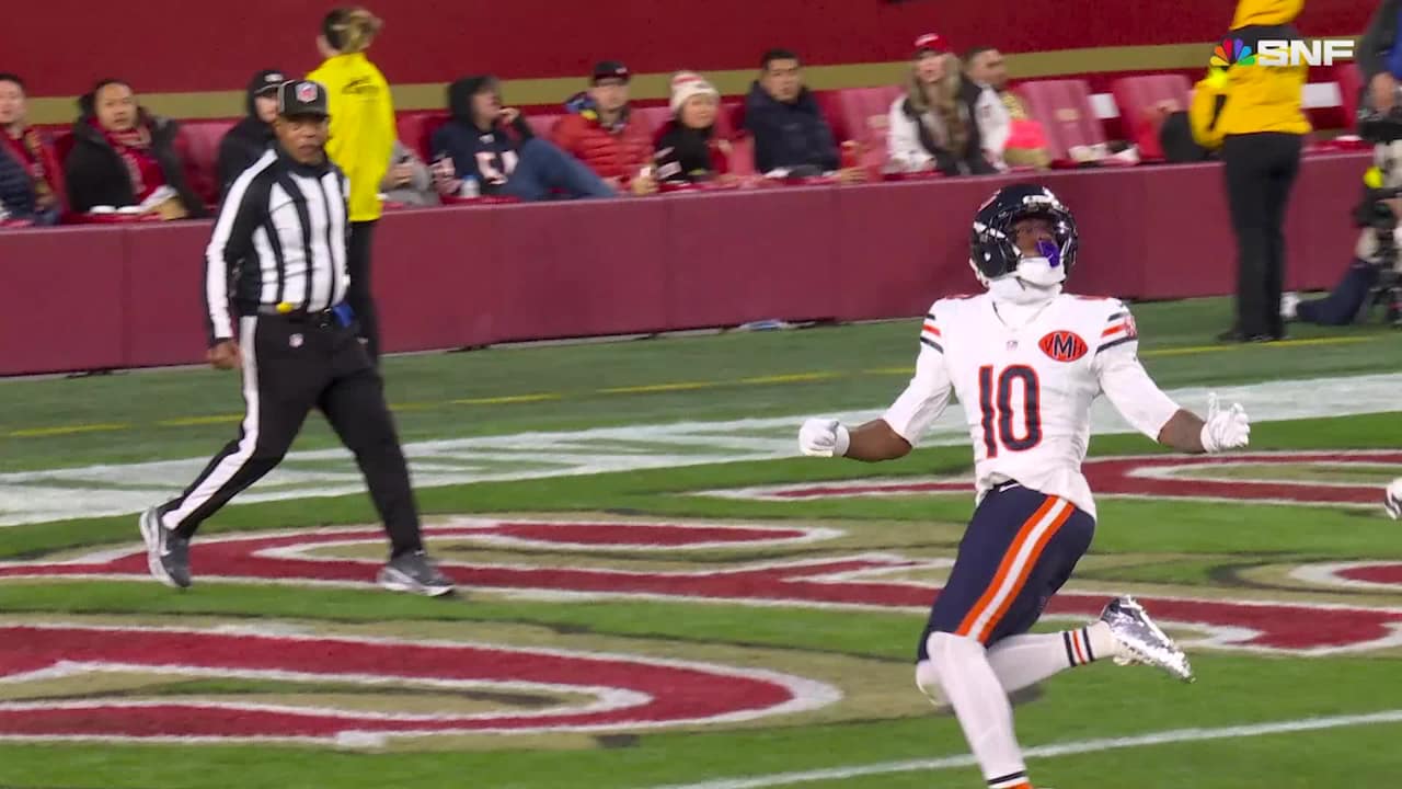 Can't-Miss Play: Chicago Bears quarterback Caleb Williams dials launch ...
