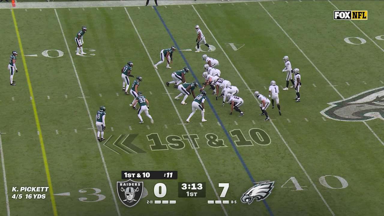 Philadelphia Eagles defensive tackle Moro Ojomo's fifth sack of 2025 ...