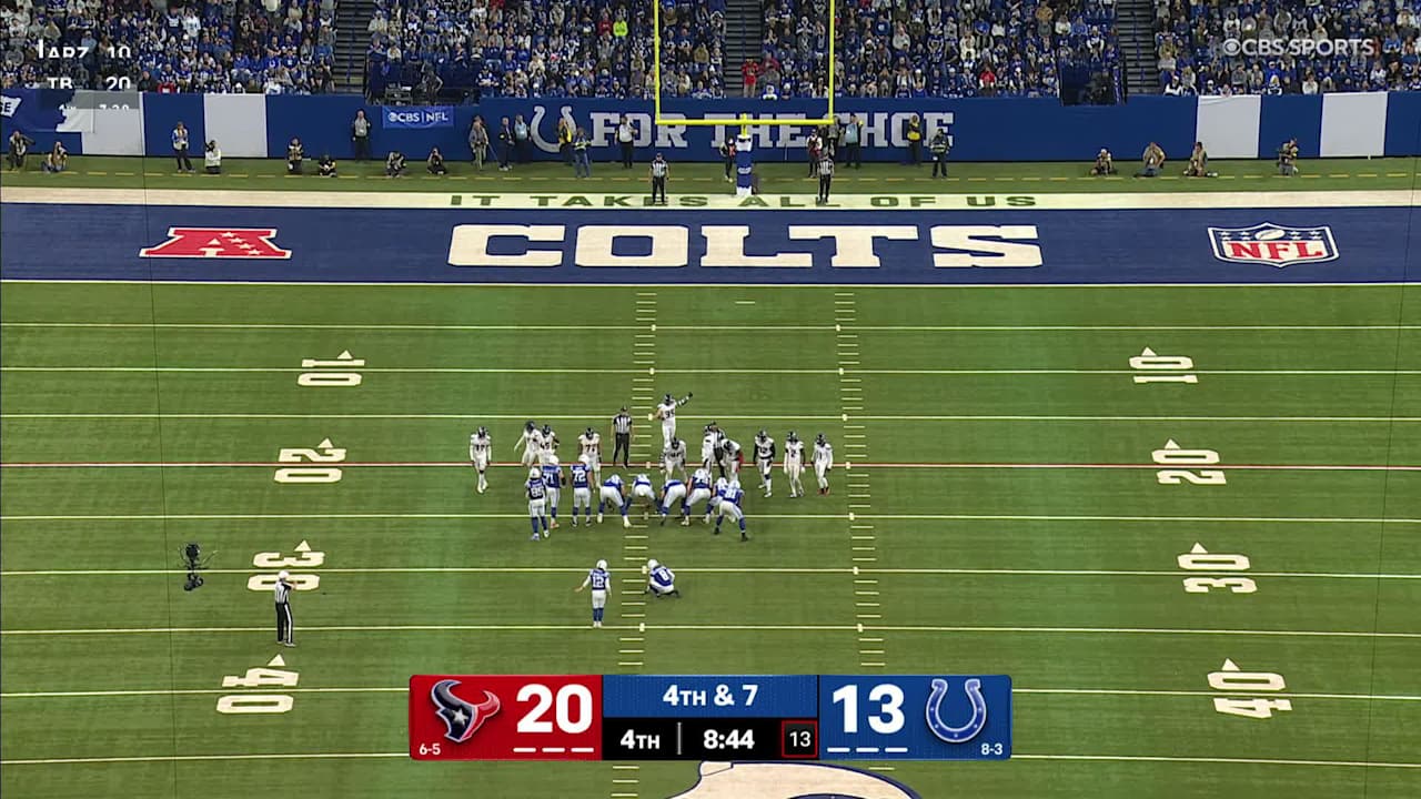 Indianapolis Colts kicker Michael Badgley's 42-yard field goal brings ...