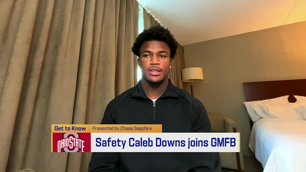 Ohio State safety Caleb Downs joins 'Good Morning Football' ahead of ...