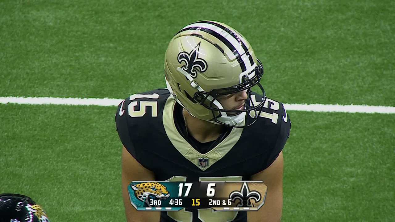 New Orleans Saints wide receiver Mason Tipton locates quarterback ...