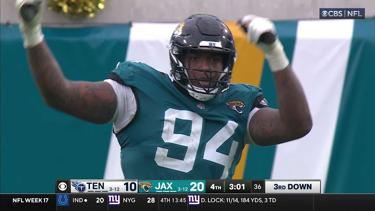 Rookie Jacksonville Jaguars defensive tackle Maason Smith records third ...