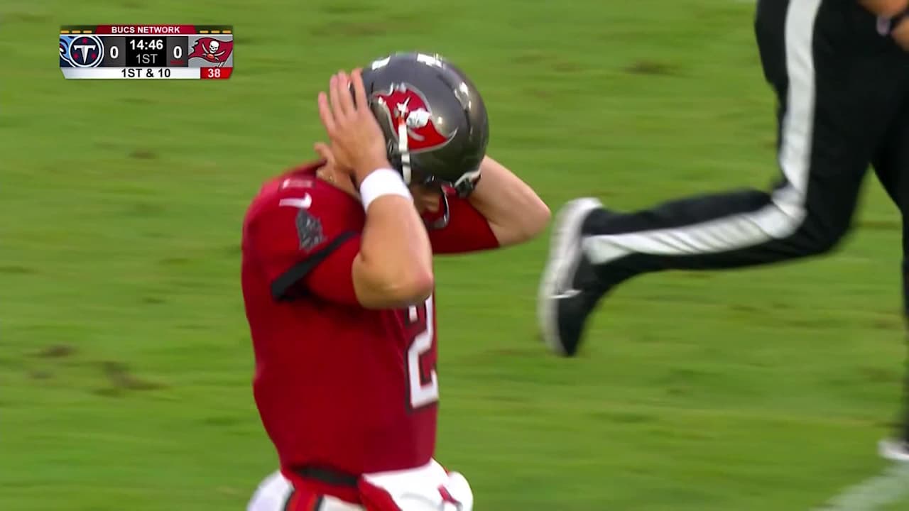 Tampa Bay Buccaneers quarterback Kyle Trask's 25-yard heave pinpoints a ...