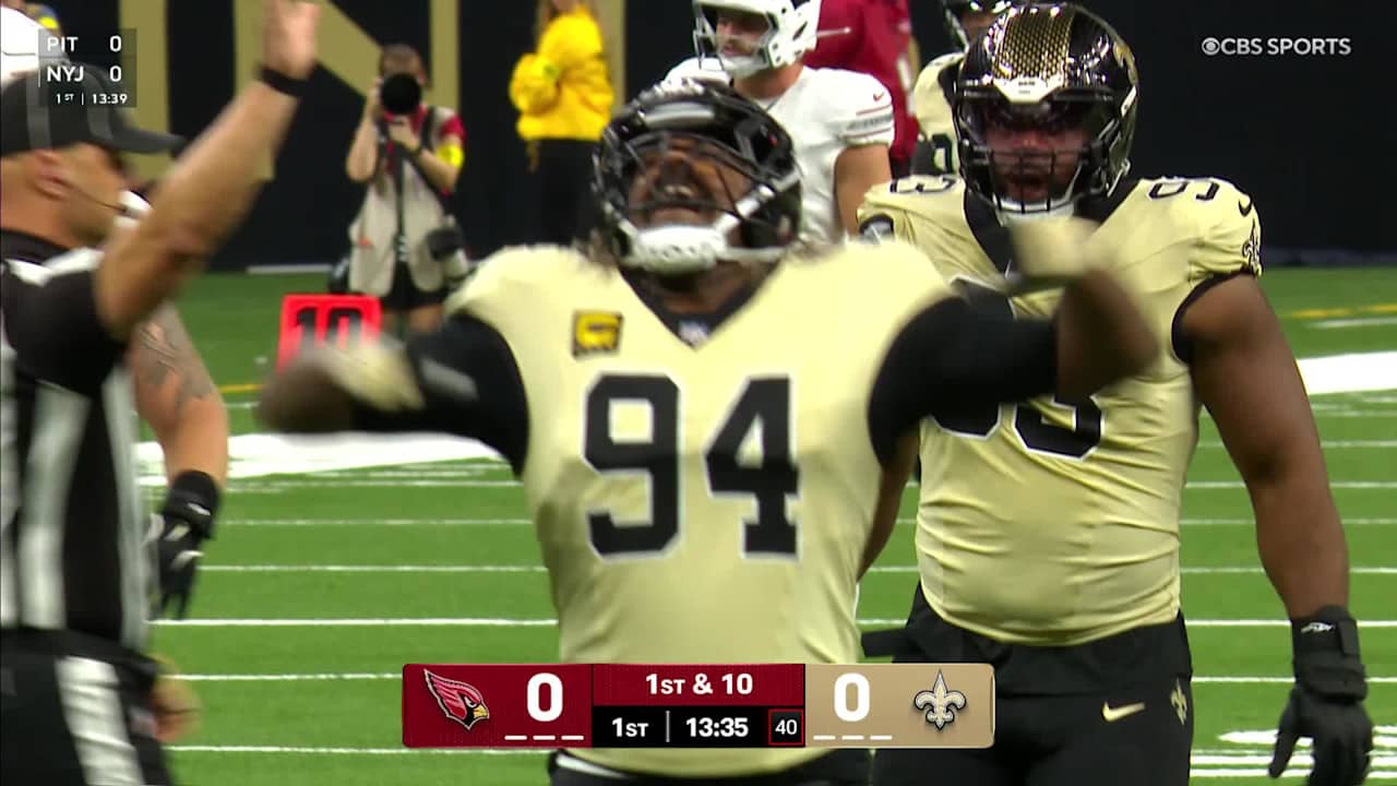 New Orleans Saints defensive end Cameron Jordan comes out of nowhere to ...