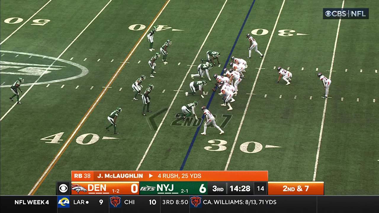 Denver Broncos quarterback Bo Nix's 23-yard strike to wide receiver ...