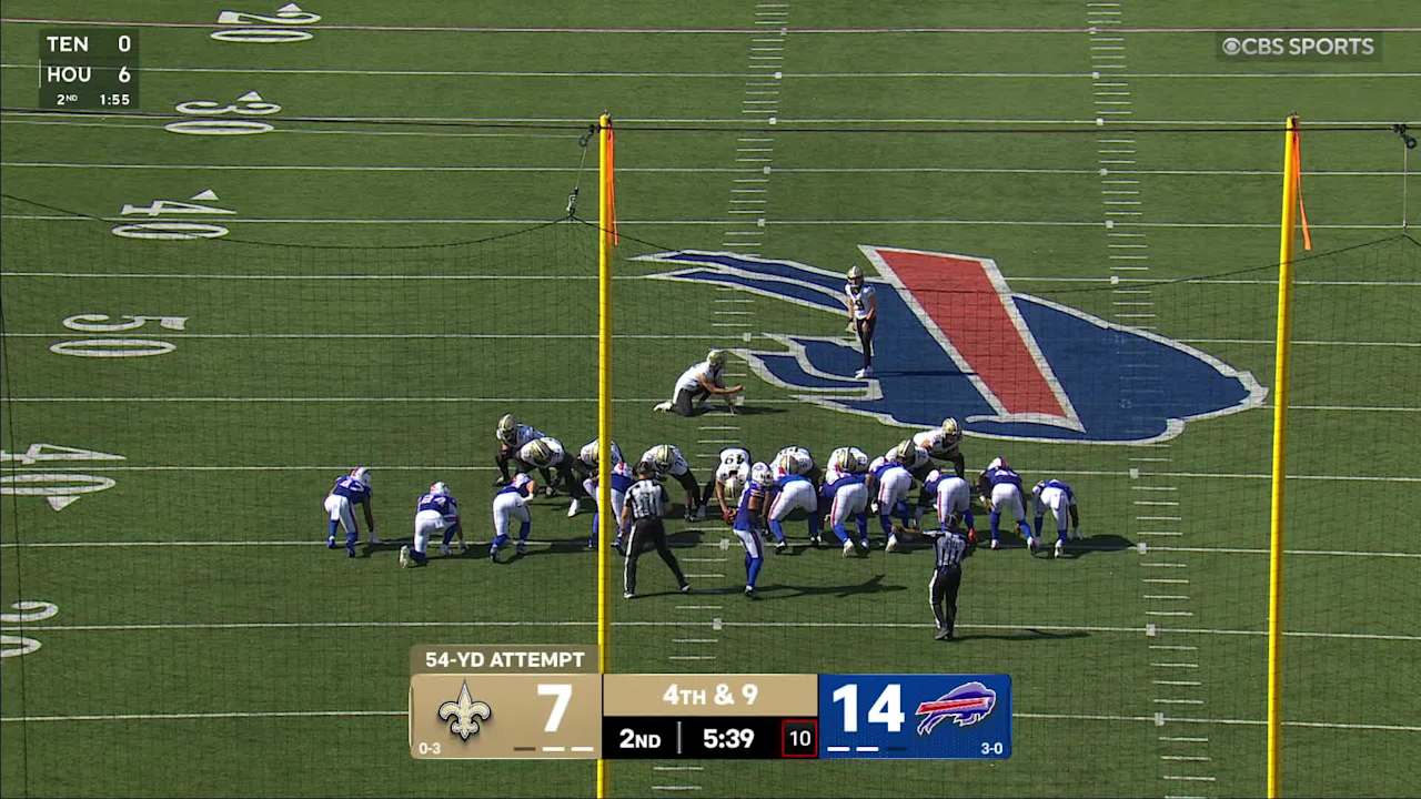 New Orleans Saints kicker Blake Grupe's 54-yard field goal trims Bills ...