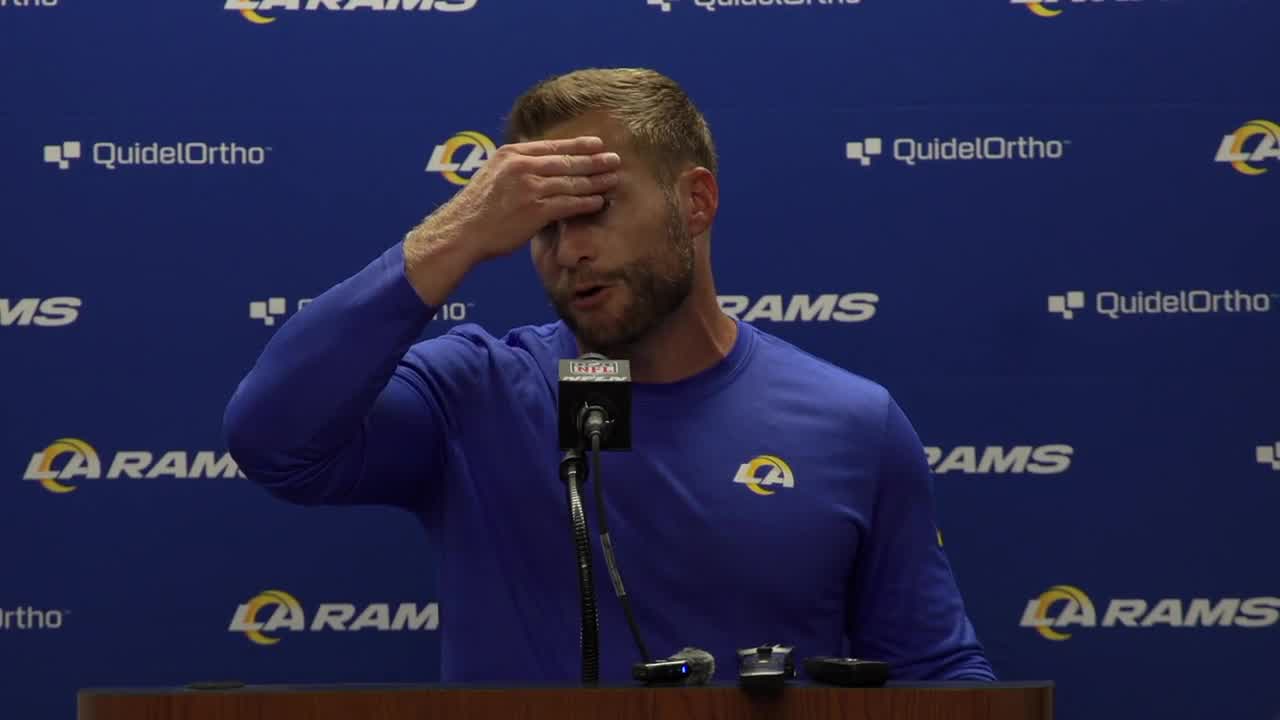 Los Angeles Rams head coach Sean McVay praises Rams' revamped defense ...