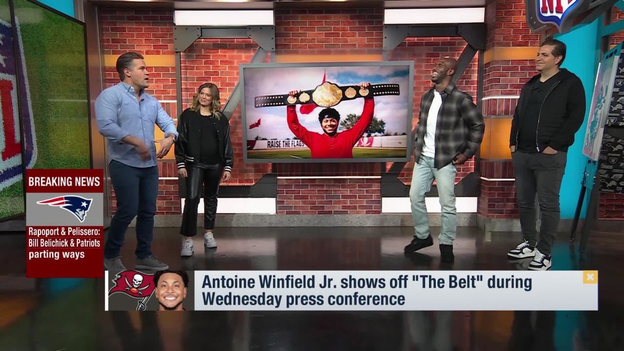 Tampa Bay Buccaneers safety Antoine Winfield Jr. shows off 'The Belt ...