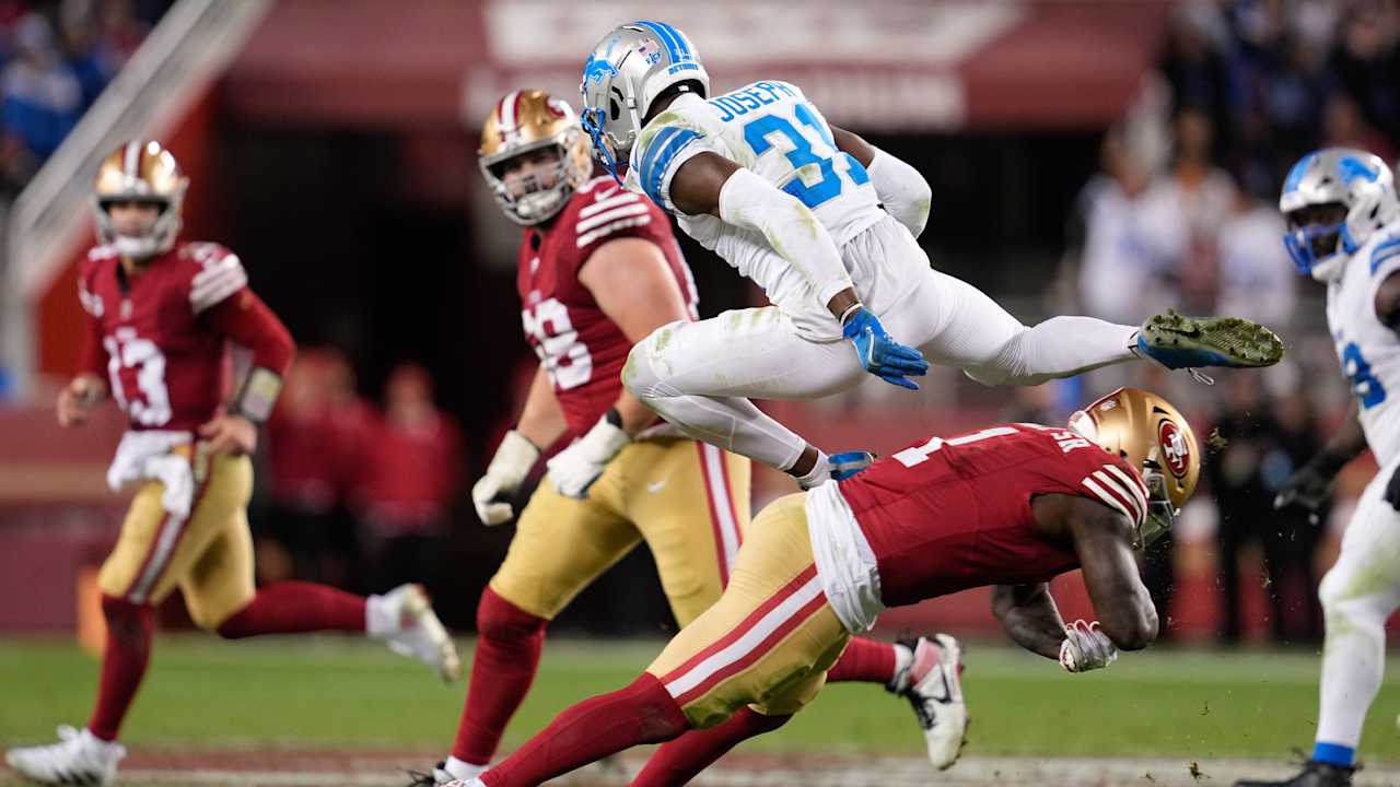 Kerby Joseph shows off 'superpower' with two interceptions to turn tide ...