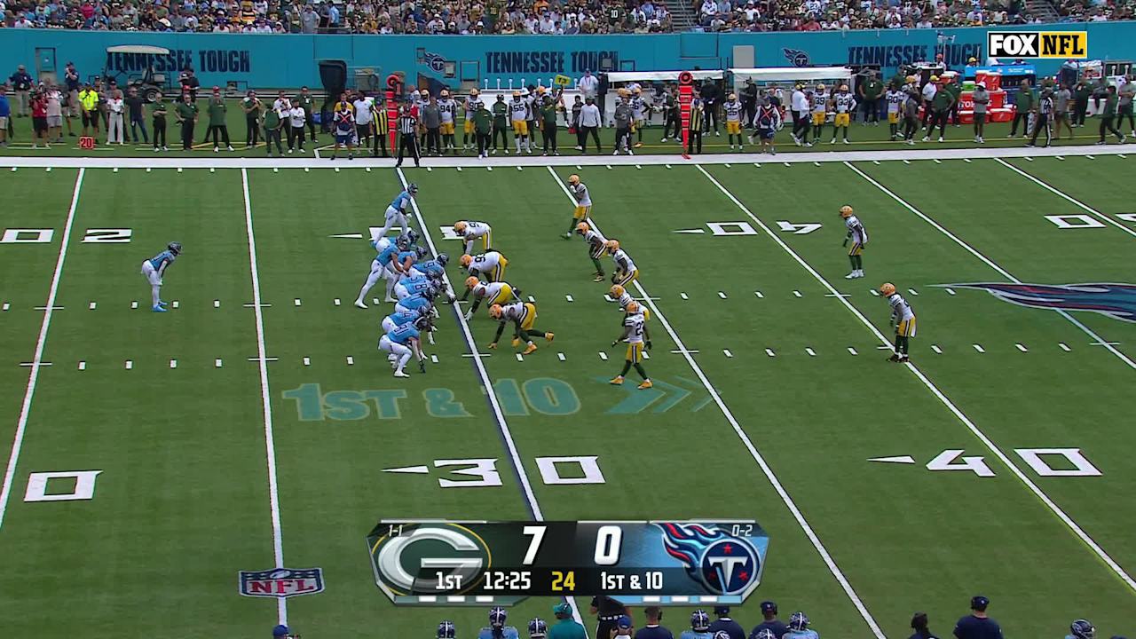 Tennessee Titans quarterback Will Levis pinpoints wide open tight end ...