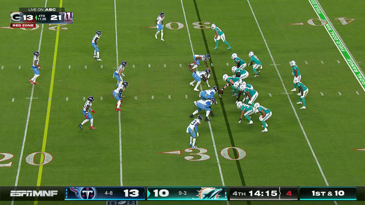 Miami Dolphins quarterback Tua Tagovailoa's 25-yard laser dots toe ...