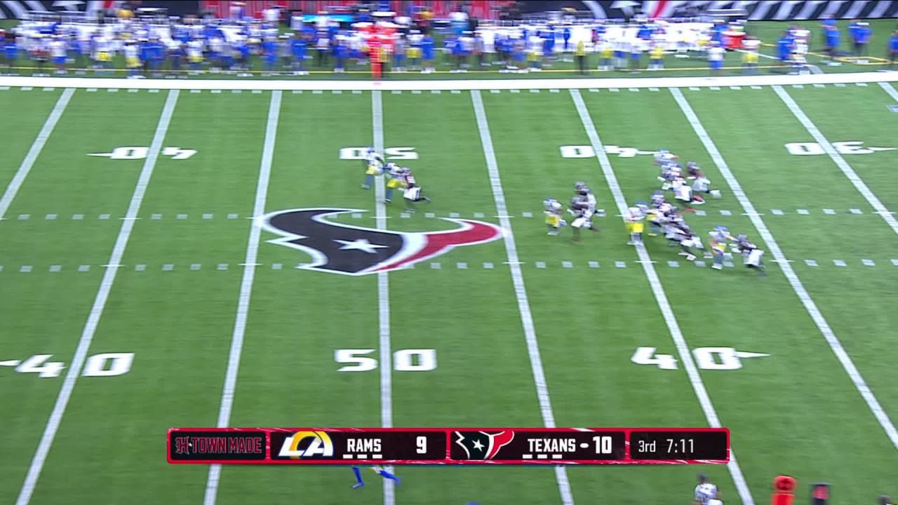 Los Angeles Rams wide receiver Xavier Smith gets edge for 23-yard punt ...