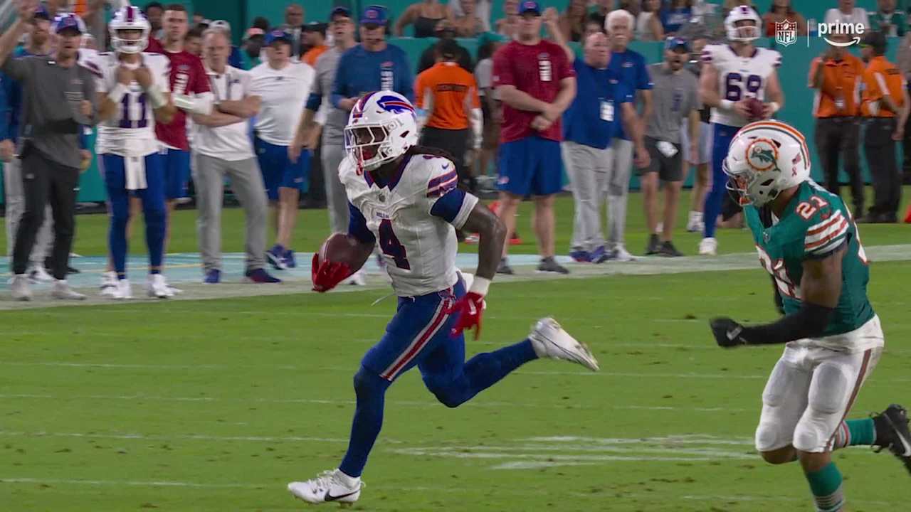 Buffalo Bills running back James Cook's best plays from 3-TD game vs ...