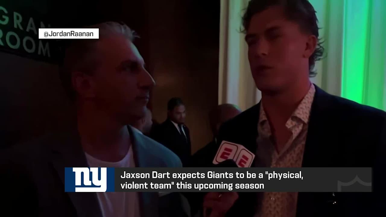 New York Giants quarterback Jaxson Dart expects Giants to be a ...