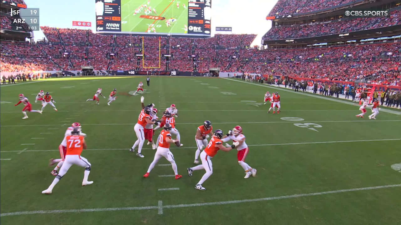 Denver Broncos quarterback Bo Nix's side-arm pass finds wide receiver ...