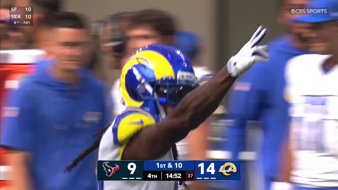 Los Angeles Rams wide receiver Davante Adams makes a sweet back ...