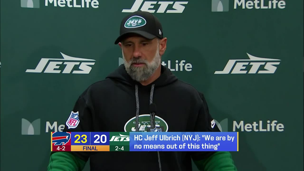 New York Jets interim head coach Jeff Ulbrich on Jets Week 6 loss vs ...