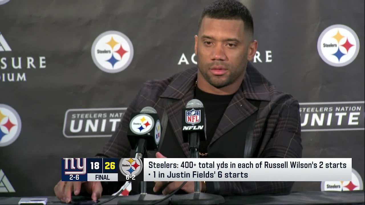 Pittsburgh Steelers quarterback Russell Wilson on Week 8 win: 'It was a ...