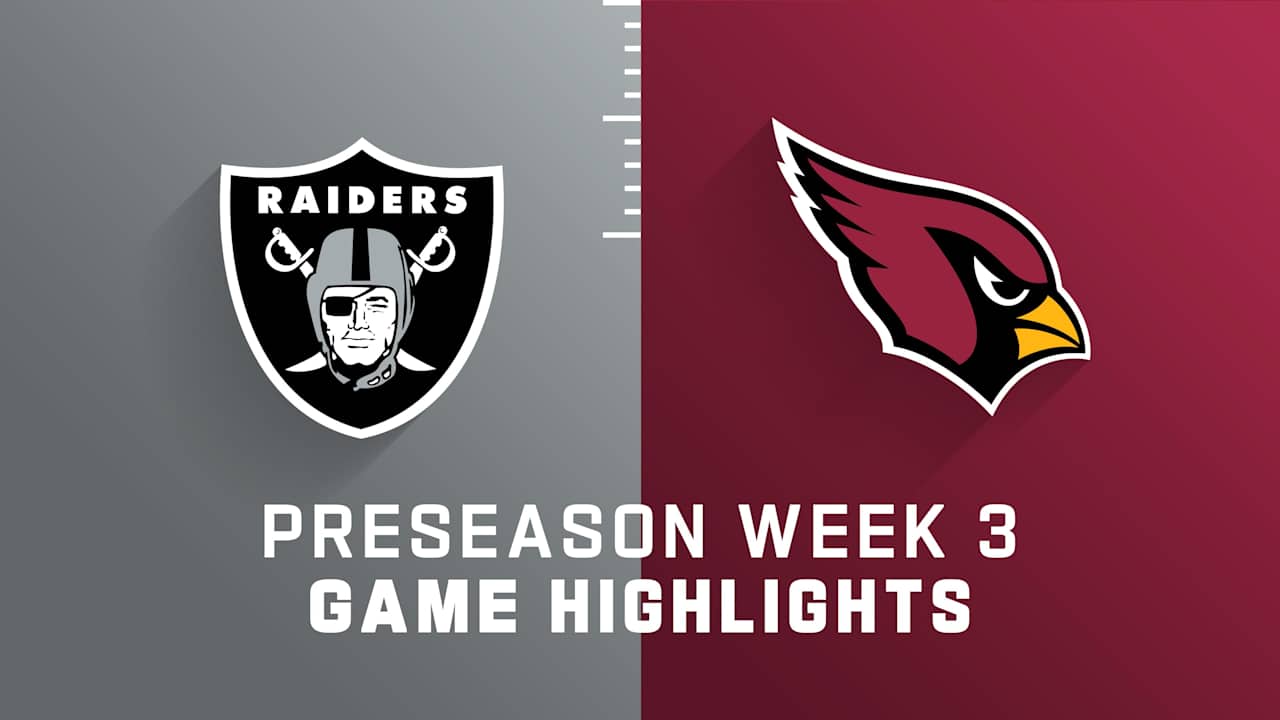Las Vegas Raiders vs. Arizona Cardinals highlights | Preseason Week 3