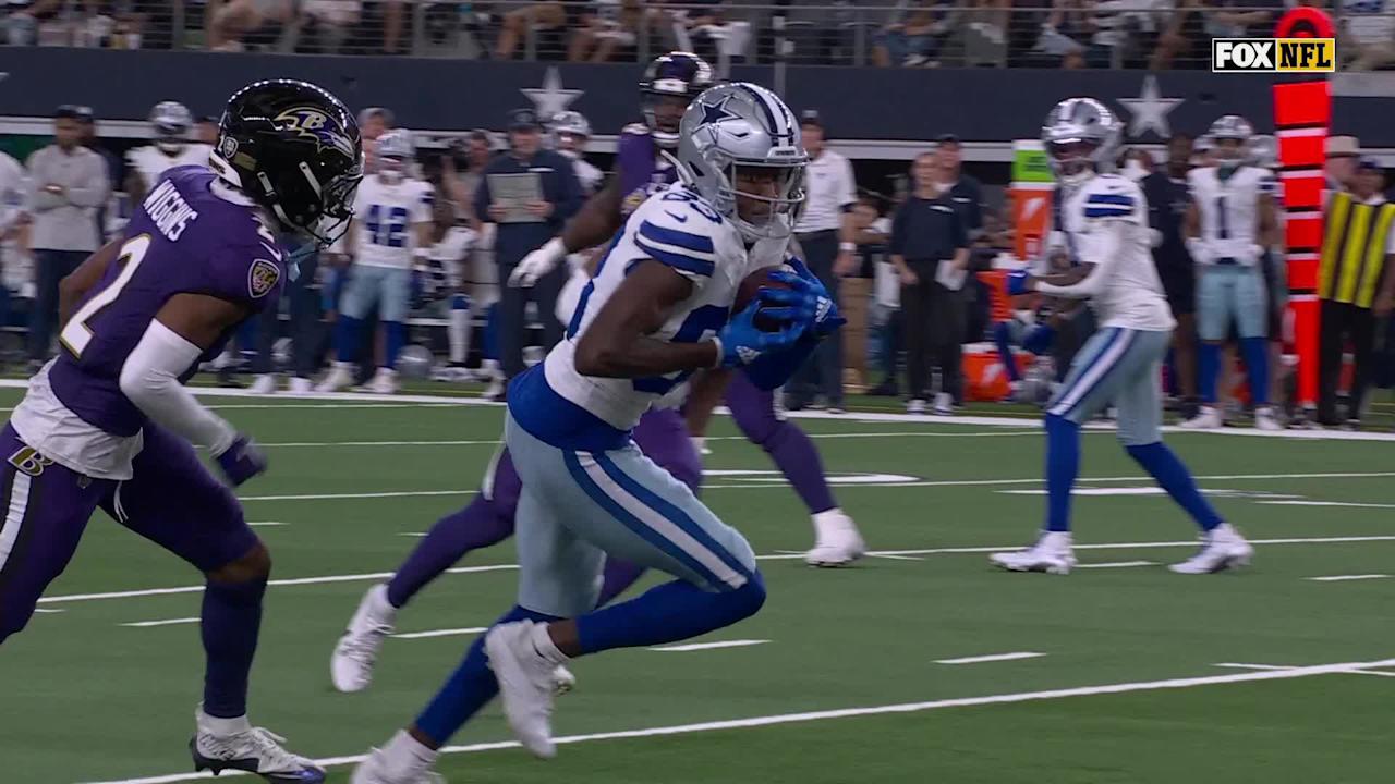 Quarterback Dak Prescott's 24-yard strike to wide receiver Jalen Brooks ...