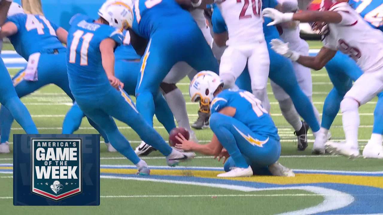 Los Angeles Chargers kicker Cameron Dicker extends Chargers lead with ...