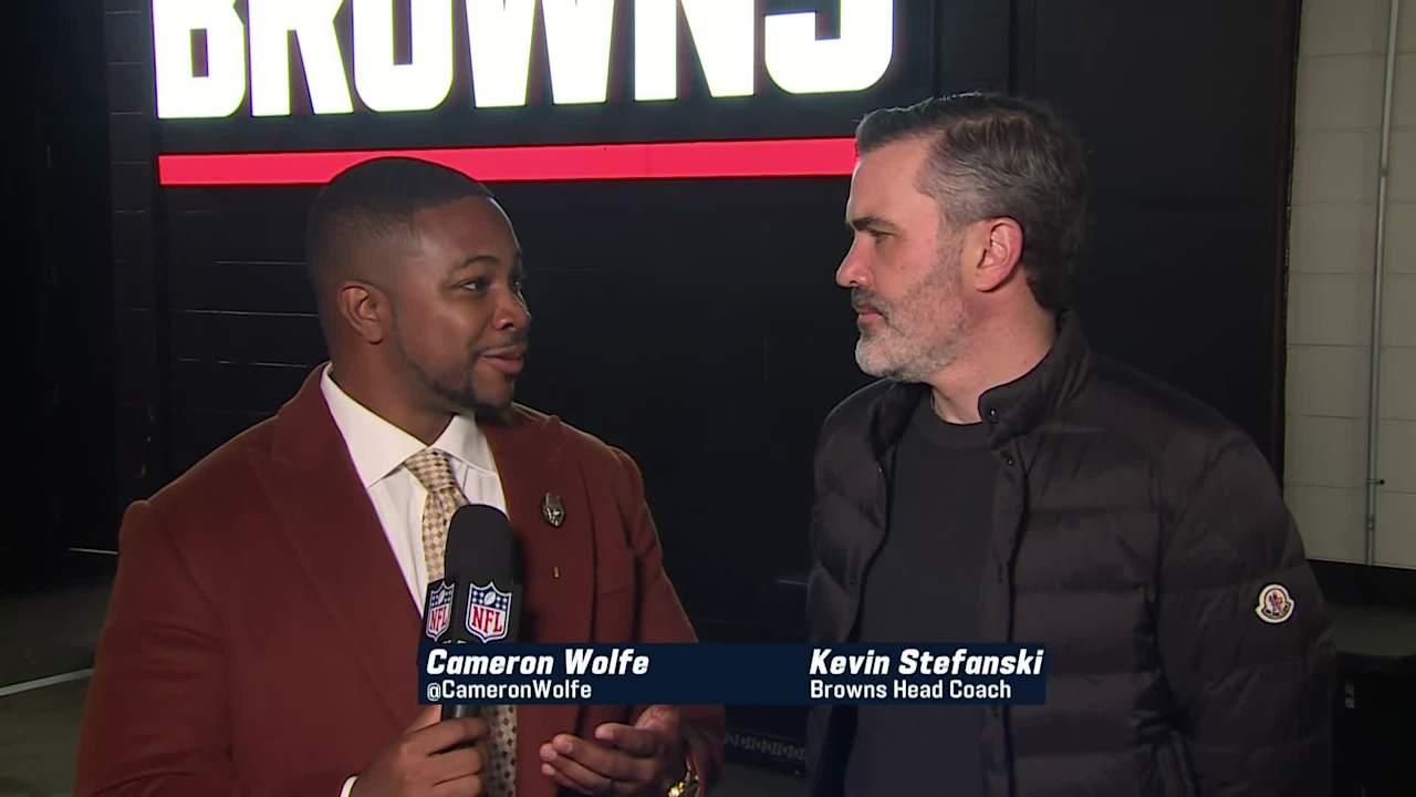 Cleveland Browns head coach Kevin Stefanski on quarterback Shedeur ...