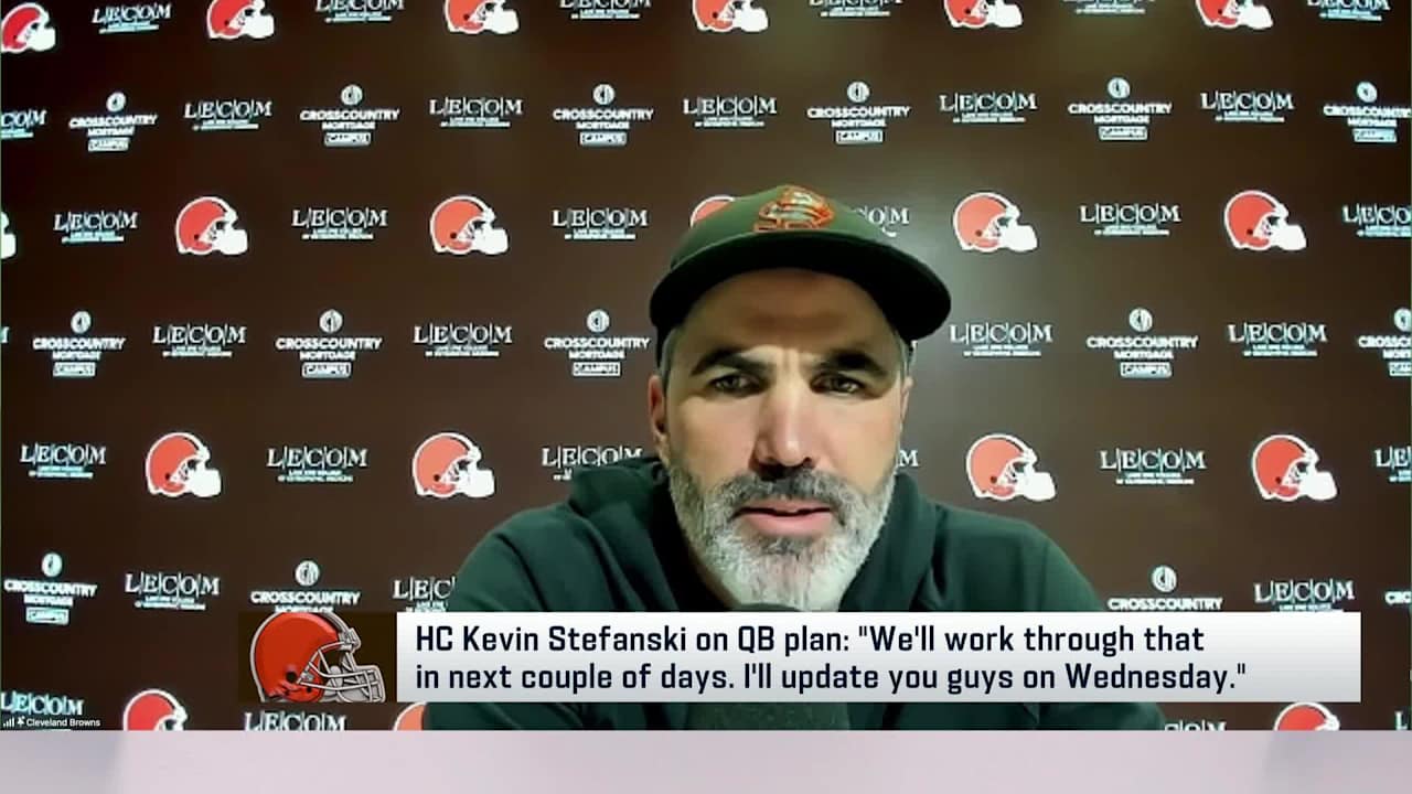 Cleveland Browns head coach Kevin Stefanski discusses quarterback plan ...