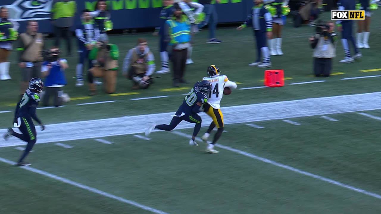 Pittsburgh Steelers quarterback Mason Rudolph's 37-yard deep ball to ...