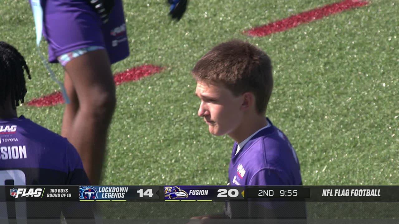 Wide receiver Xavier Jones scores his third TD of game