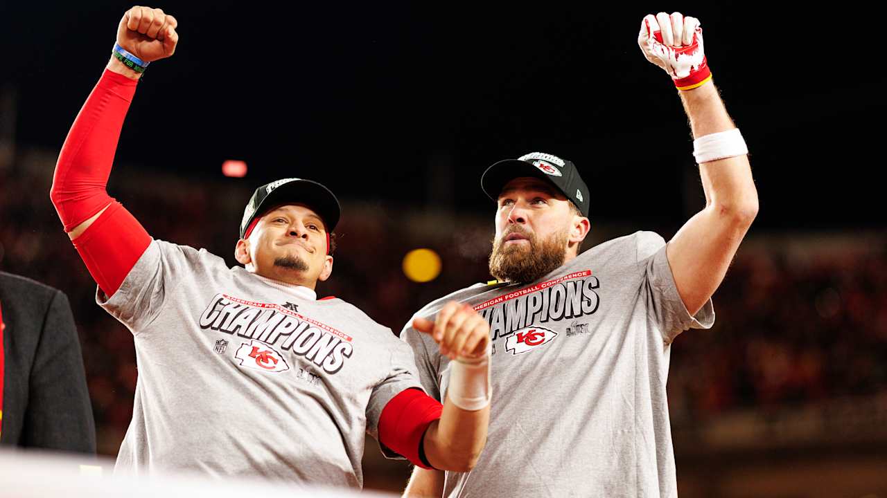 Patrick Mahomes on Travis Kelce entering Year 13: 'If it's his last ride, you would never know'