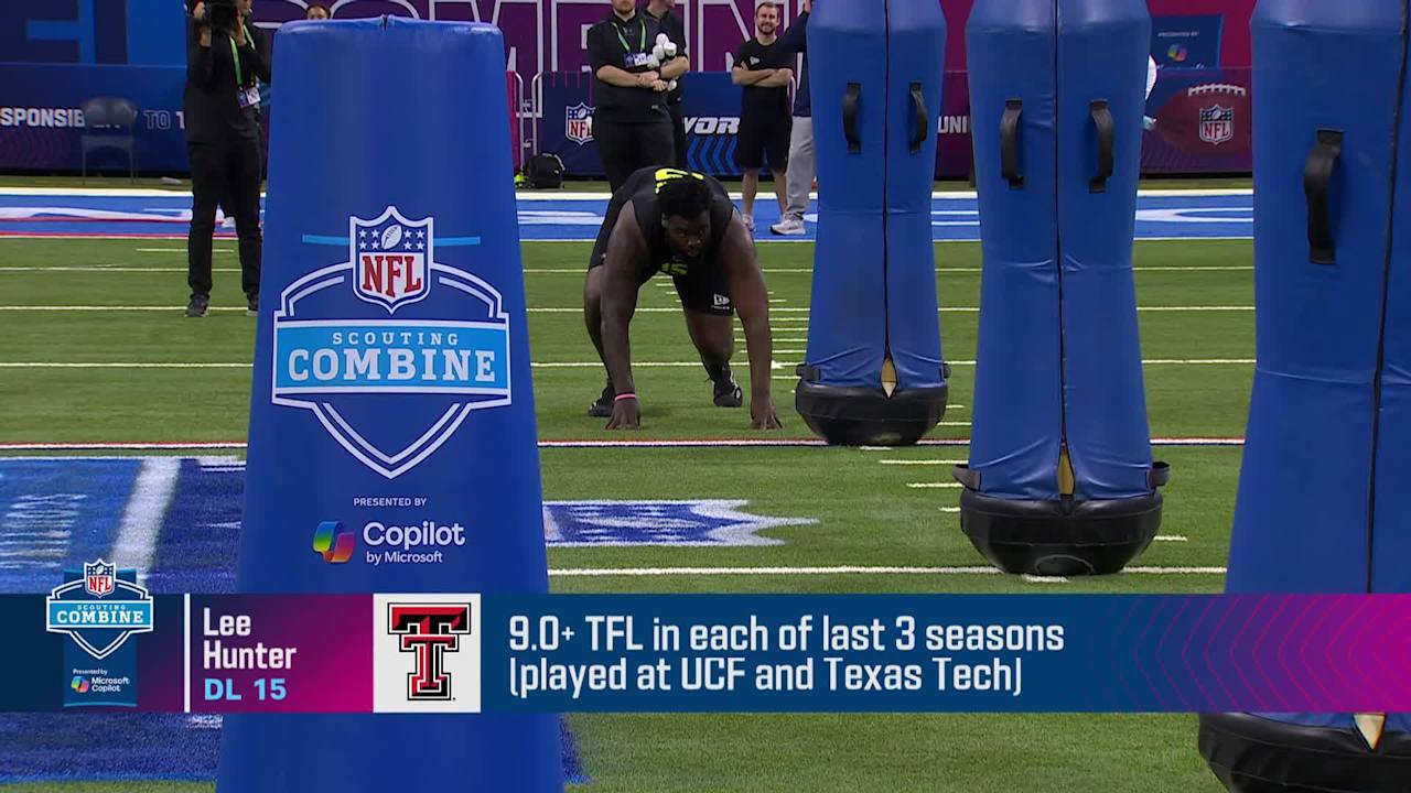Defensive tackle Lee Hunter's 2026 NFL Scouting Combine workout