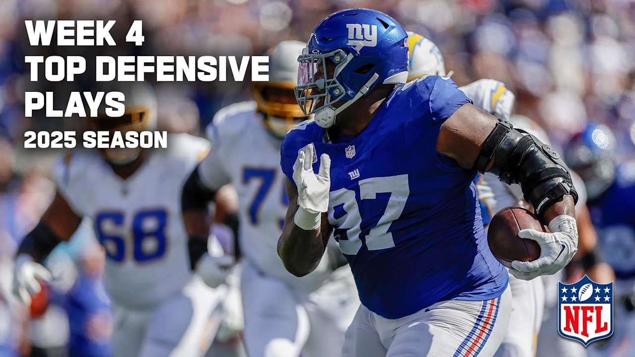 Top defensive plays | Week 4