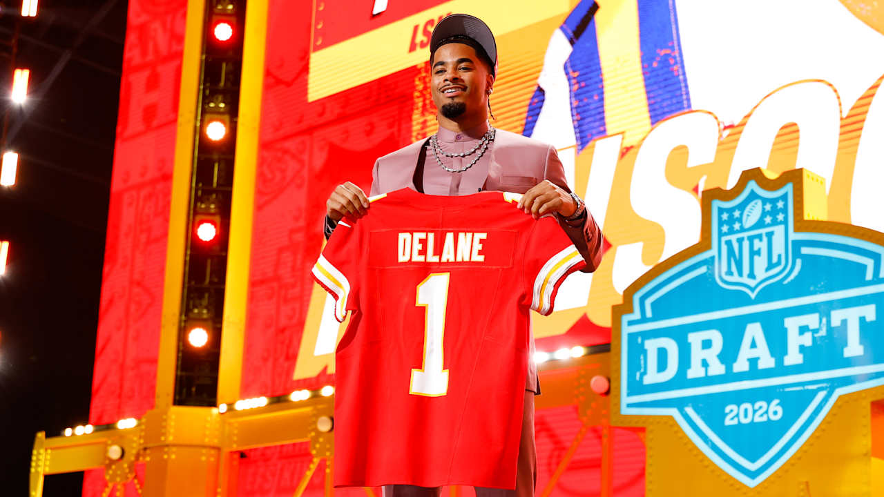 2026 NFL Draft: Chiefs trade up to select LSU CB Mansoor Delane with No ...