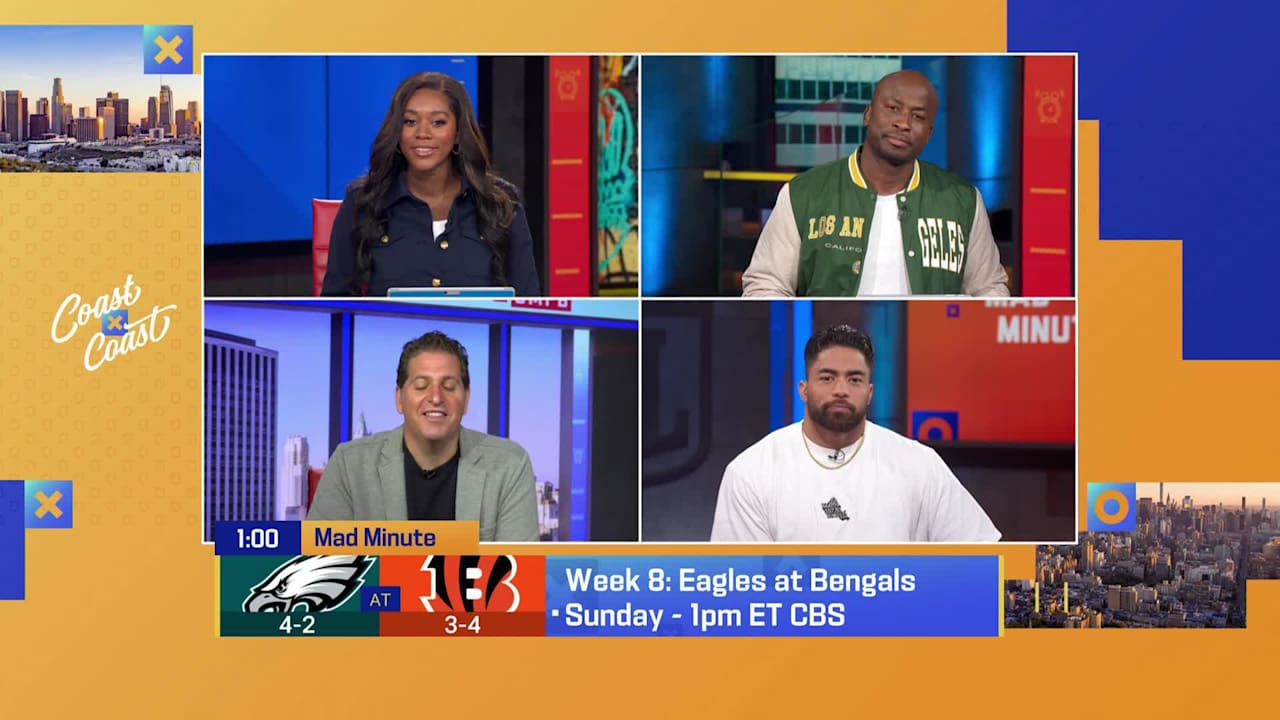 The 'Mad Minute' on Philadelphia Eagles-Cincinnati Bengals in Week 8 ...