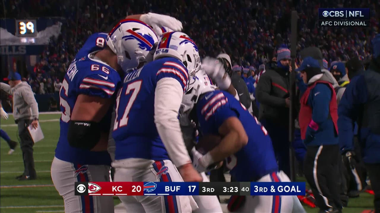 Buffalo Bills quarterback Josh Allen's third-down touchdown dime dots Bills wide receiver Khalil ...